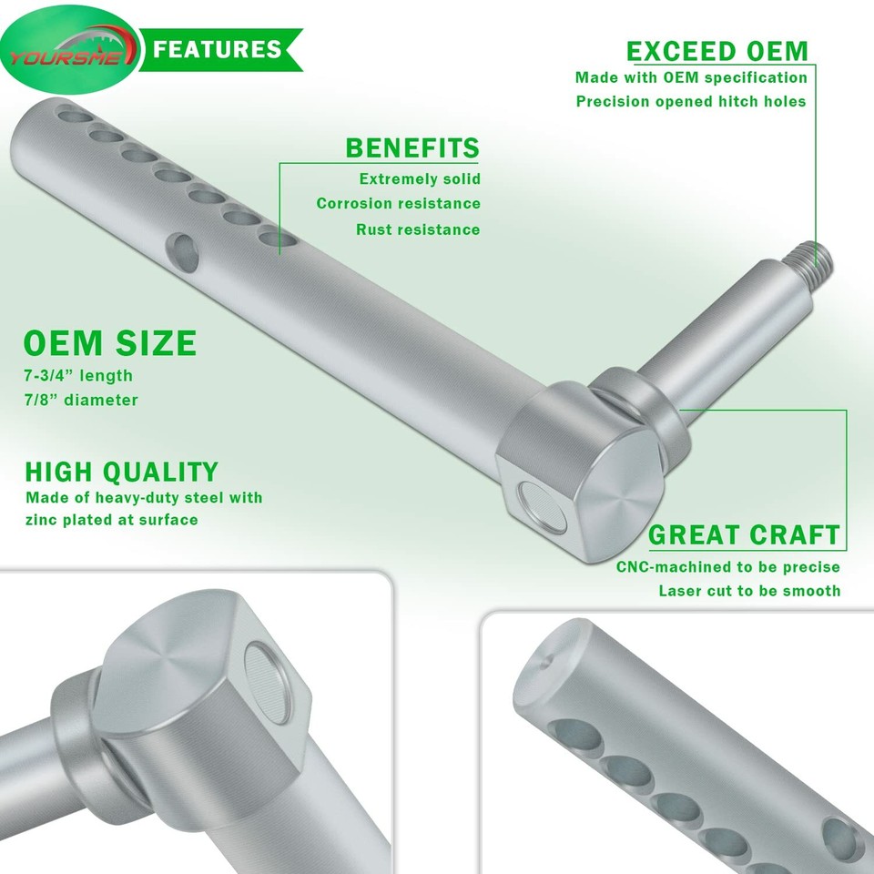 AM120681 Left Front/Right Rear Mower Deck Gage Wheel Arm for John Deere ...