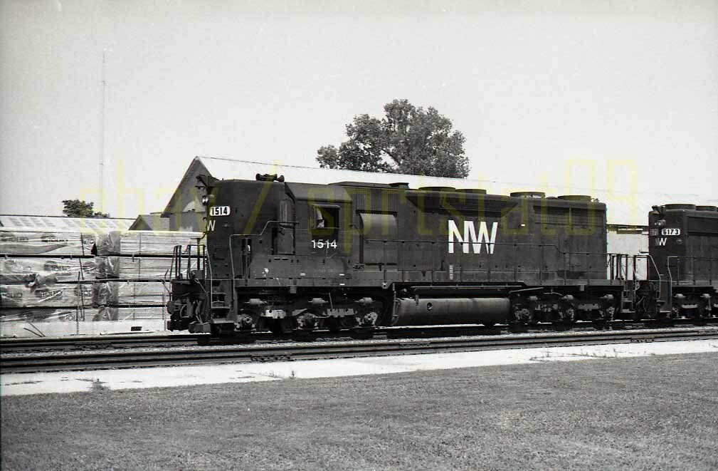 NW Norfolk & Western EMD SD35 Locomotive #1514 - Vintage Railroad Negative | eBay