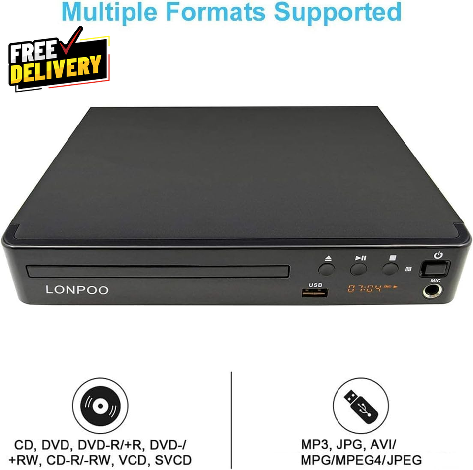 LP-099 Multi Region Code Zone Free PAL/NTSC HD DVD Player CD Player ...