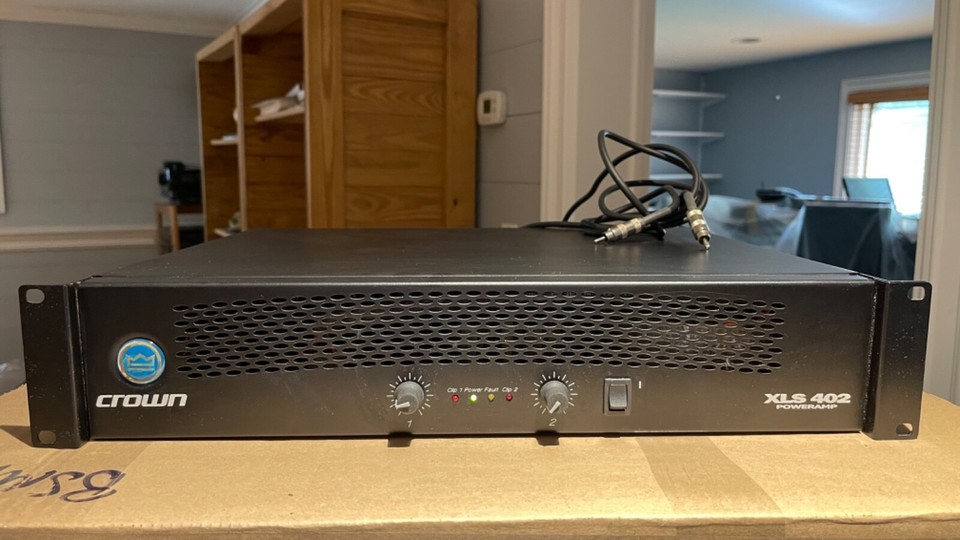 CROWN POWER AMP XLS-402 HIGH POWER PROFESSIONAL RACK-MOUNT AMPLIFIER ...