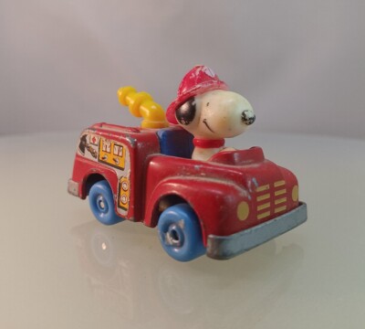 Snoopy Vintage Hasbro Fire Truck, Red - 1983 | eBay