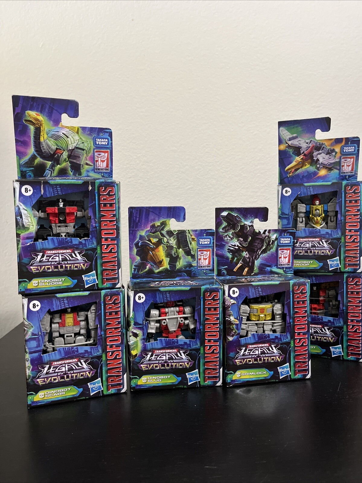 Transformers Legacy Dinobot Combiner Volcanicus - Set LOT of 6 - New ...