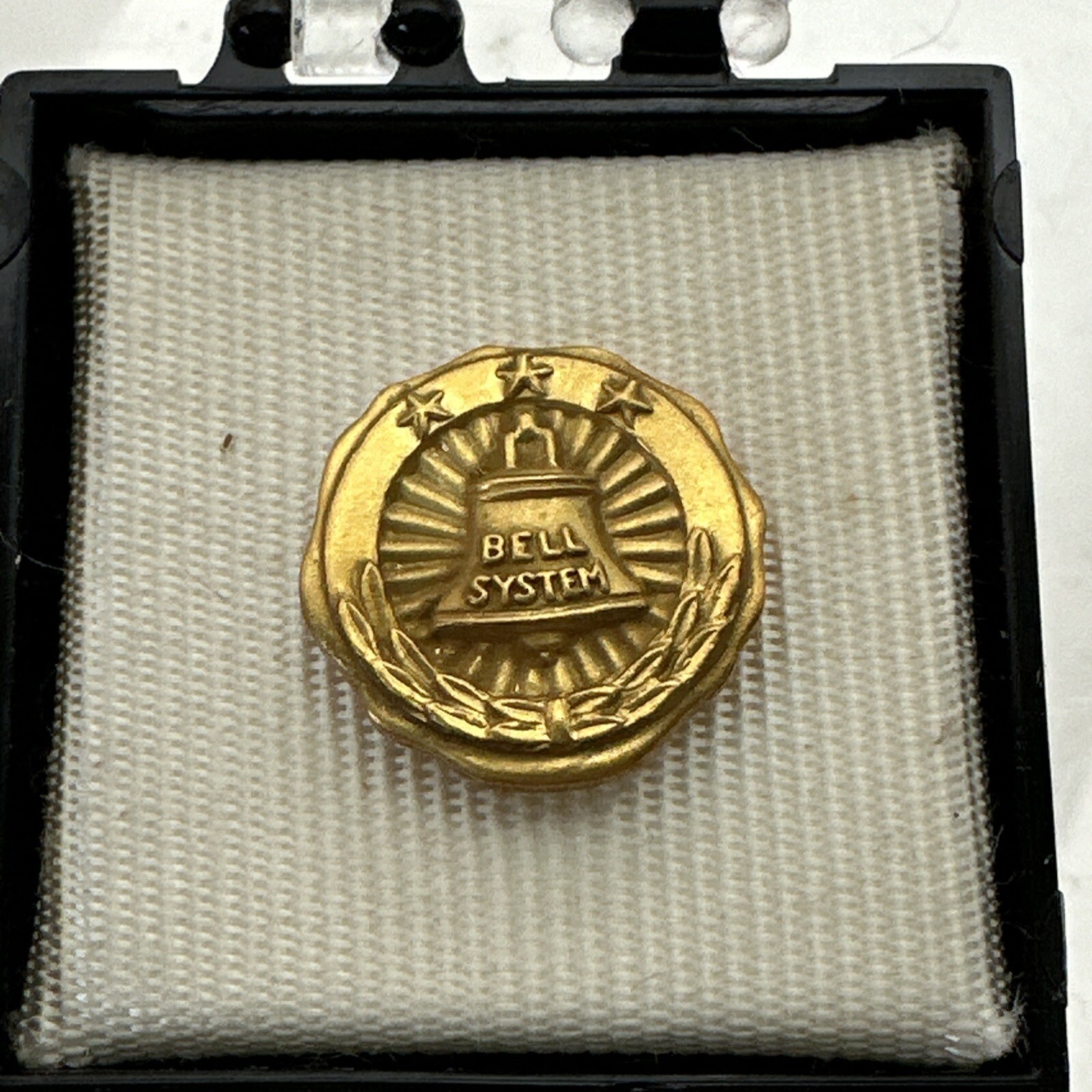 Vintage Bell Systems 3 Star 15 Year Service Pin Award 1/20 10K G.F ...