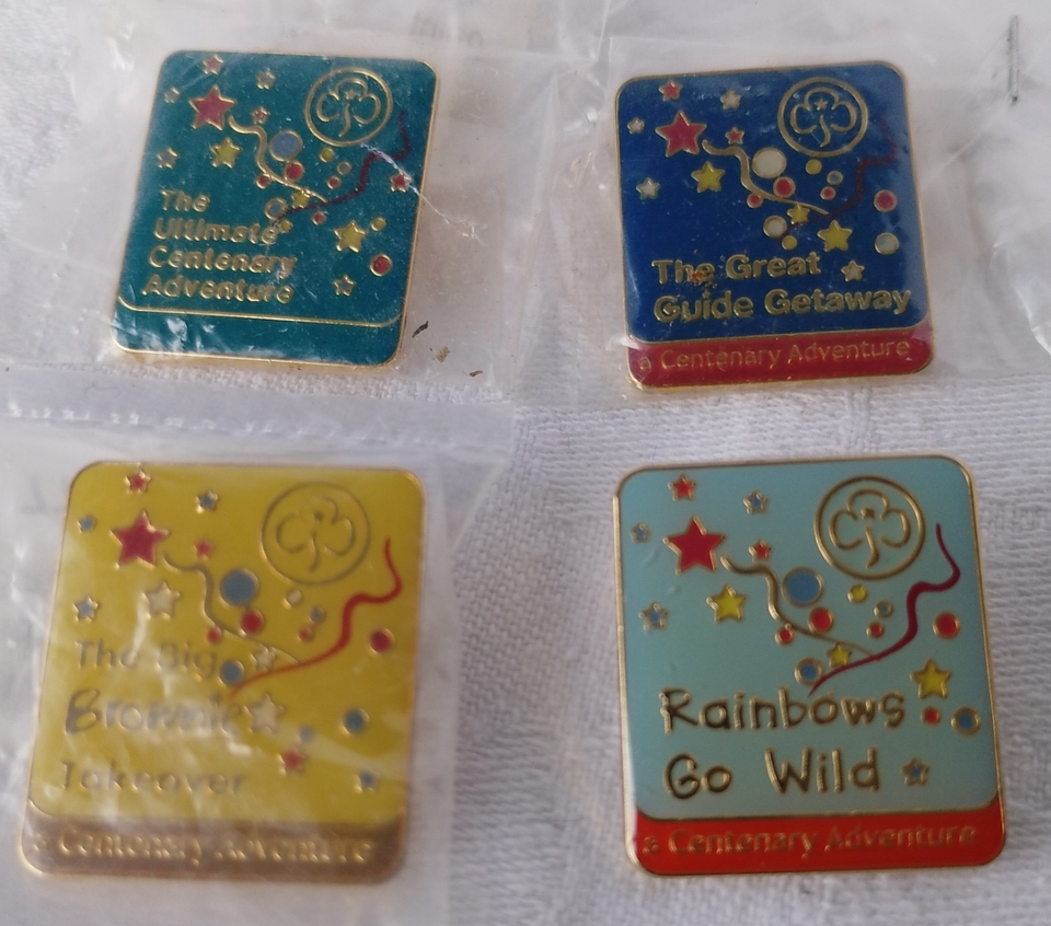 Girl Guiding Ranger, Guide, Brownies & Ranger Centenary Adventure Metal ...