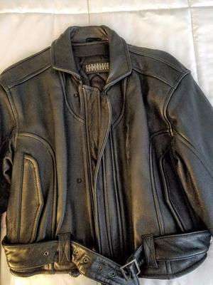 ENDURANCE GENUINE LEATHER JACKET BLACK MEN'S SIZE 40 | eBay