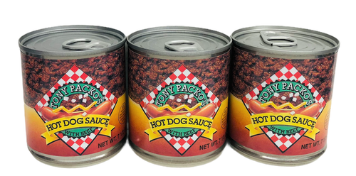 Tony Packo's Hot Dog Sauce With Beef 7.5 oz Packos 3 pack 32063200011 ...
