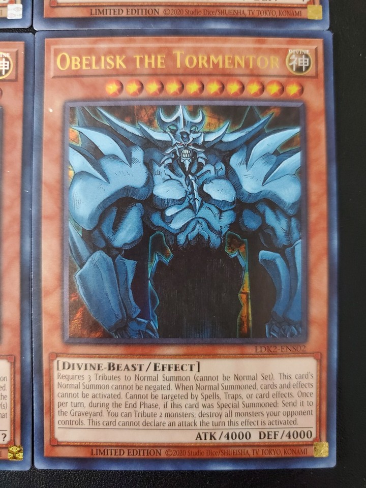 YUGIOH Exodia The Forbidden One (5 Card Set) LDK2 Common Complete ...