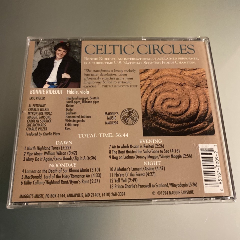 BONNIE RIDEOUT - Celtic Circles - CD 💿 AUTOGRAPHED - SCOTTISH FIDDLE ...