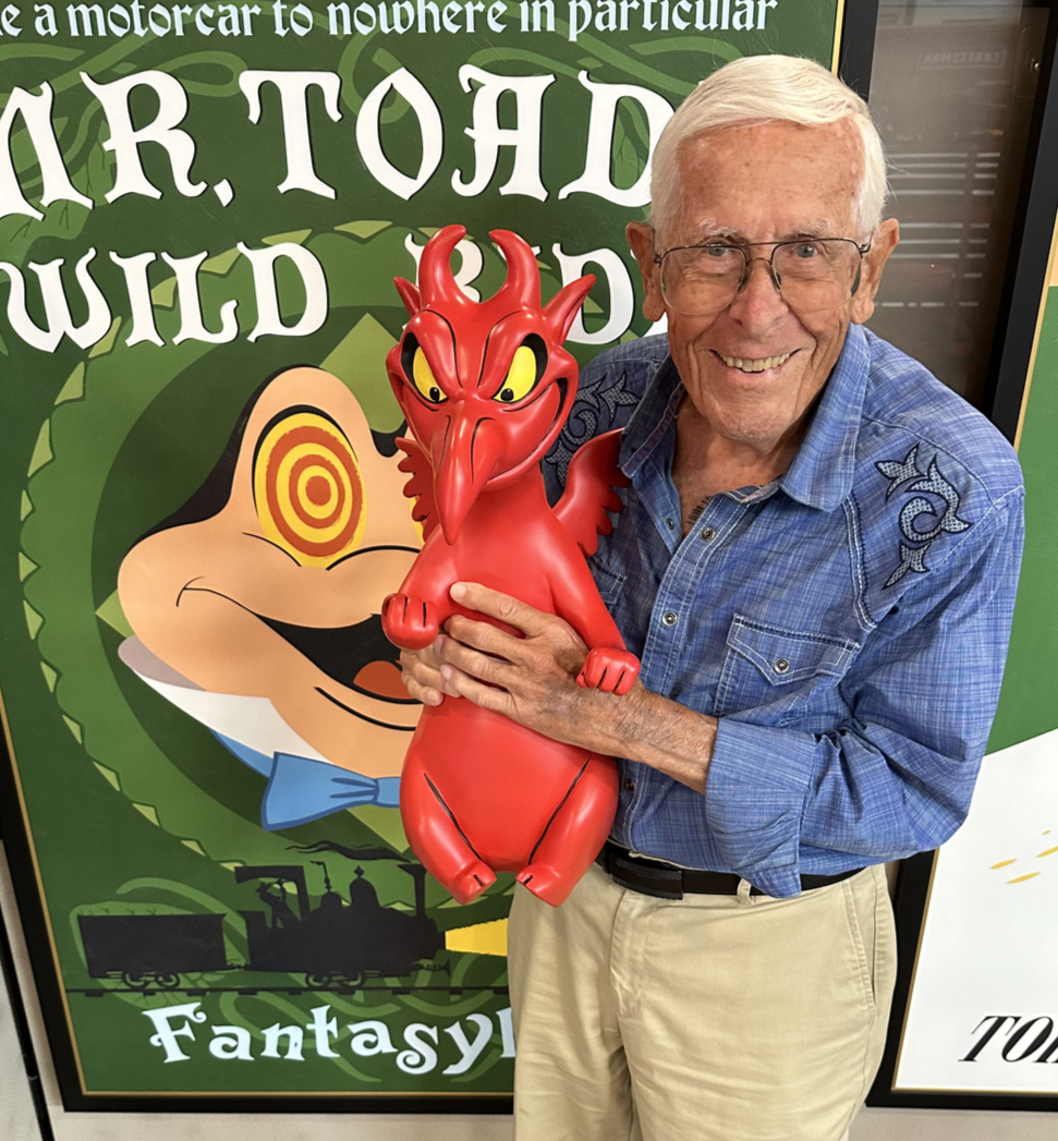 Disneyland World Mr Toad’s Wild Ride Devil Prop Signed By Legend Bob ...