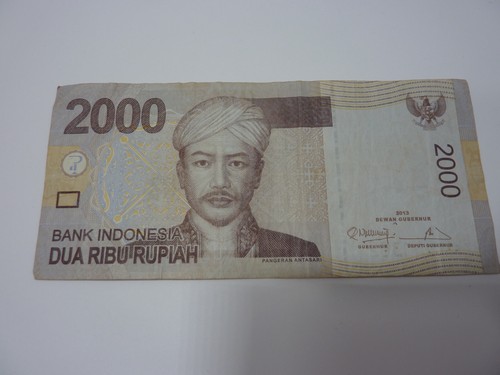 INDONESIA 2000 RUPIAH PRINCE ANTASARI Indonesian Currency BANK NOTE | eBay