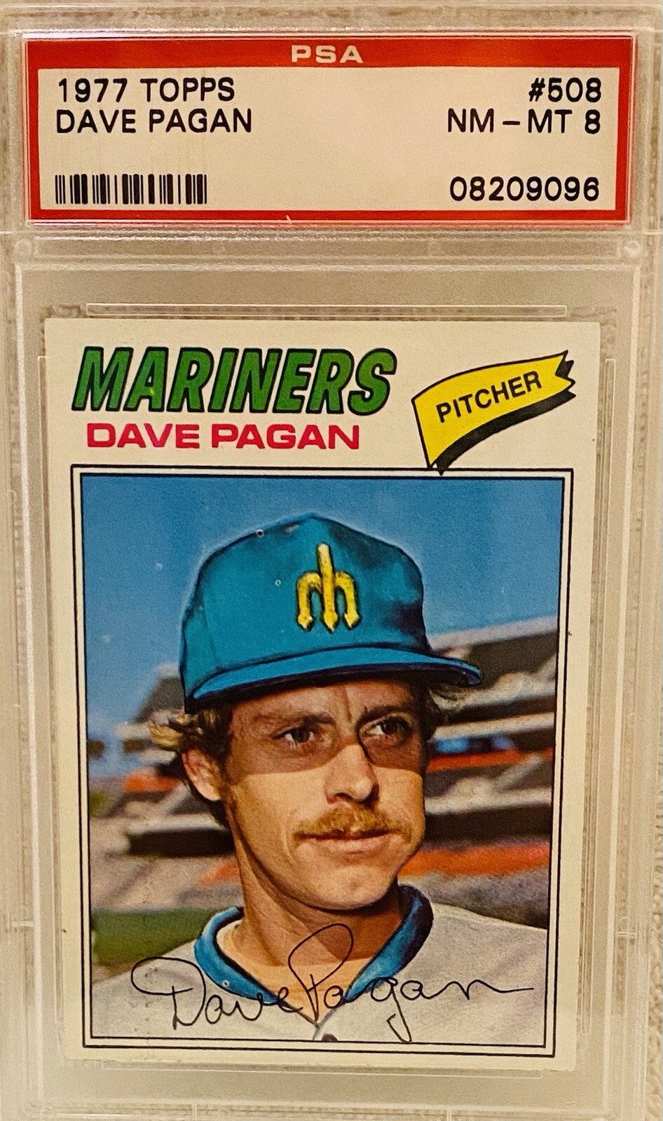 1977 Topps Dave Pagan #508 PSA 8 (NM-MT) Seattle Mariners | eBay