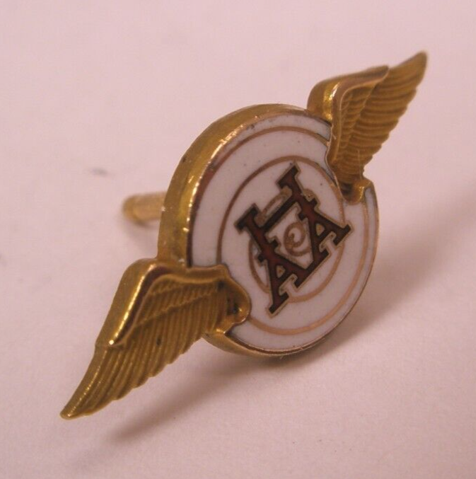 NAA Wings STERLING SILVER Vintage LGB Tie Tack Lapel Pin aviation pilot ...