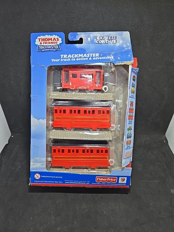 Fisher Price Thomas & Friends Train TrackMaster Red Express Coaches ...