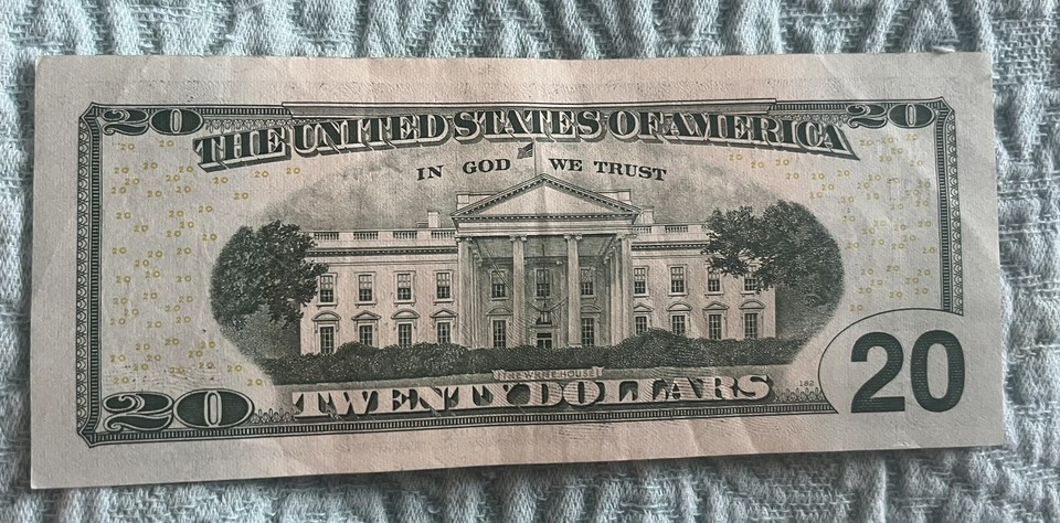 $20 Dollar Bill Star Note Series 2017 Semi Low Serial Number, NK ...