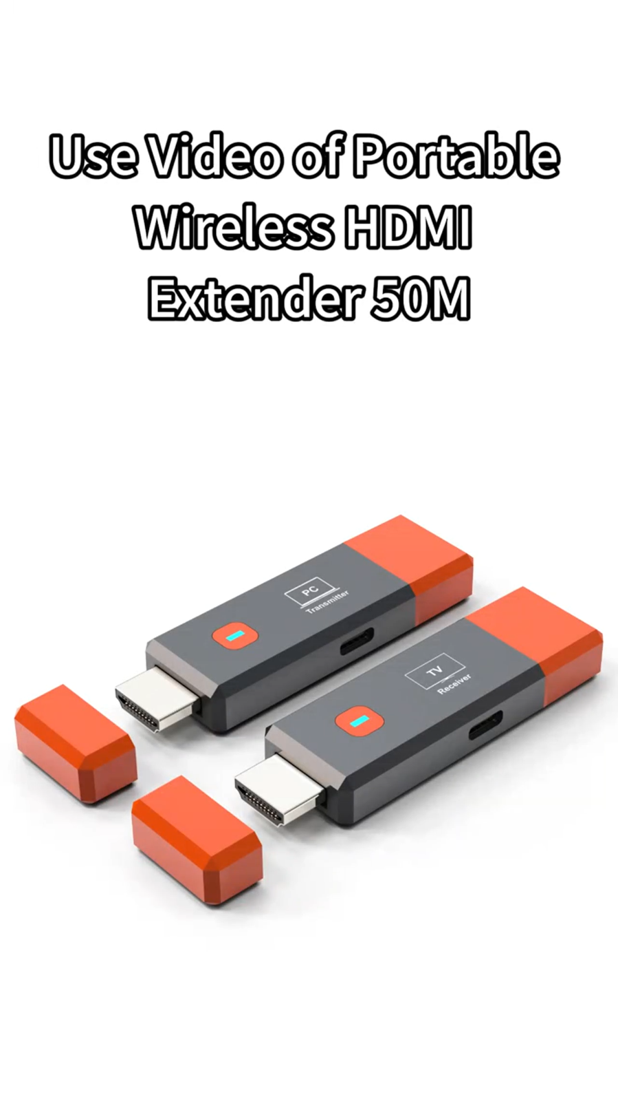 Wireless HDMI Video Transmitter Receiver Extender PC TV Projector ...