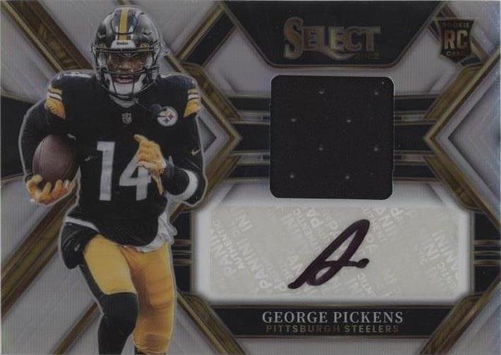 2022 Panini Select - Rookie Signature Memorabilia George Pickens #RSM ...