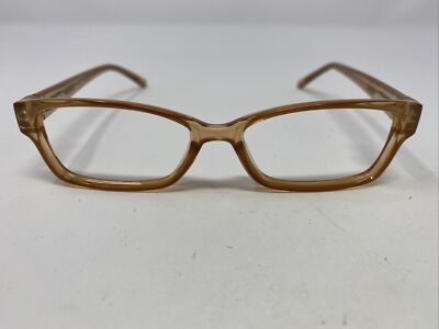 Enhance 3927 WHEAT CRYSTAL 46-14-130 Brown Full Rim Eyeglasses Frame ...