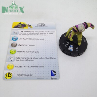 Heroclix Superman and Legion set Tellus #048 Super Rare figure w/card! | eBay