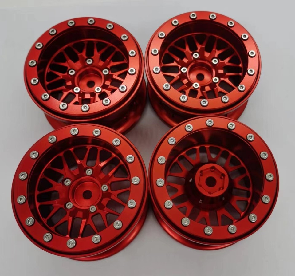 E-VIRATRUE 2.2''Alu Wheel For Axial RYFT RBX10/Losi Hammer Rey U4 1/10 ...