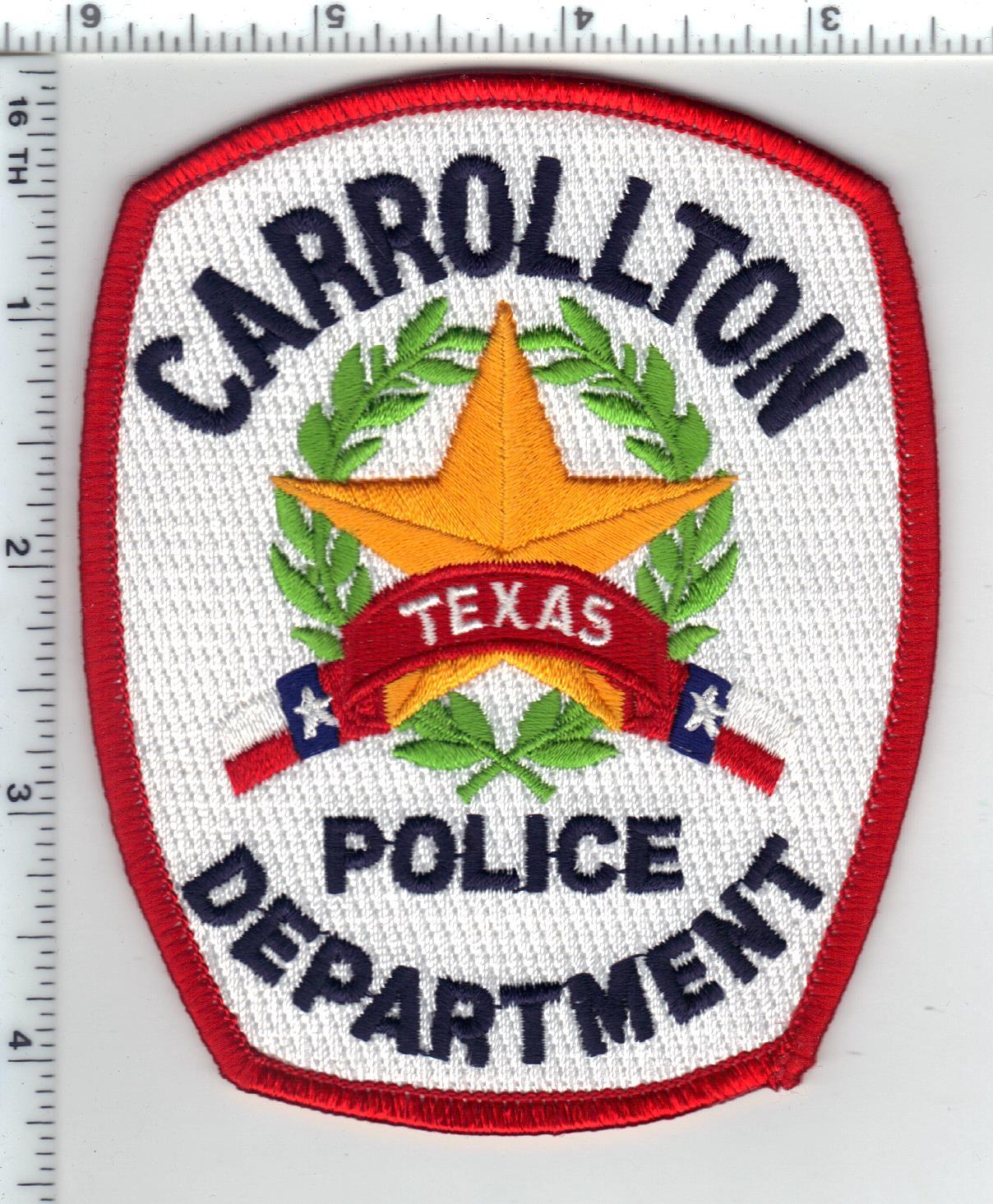 Carrollton Police (Texas) 1st Issue Shoulder Patch from the 1980's | eBay