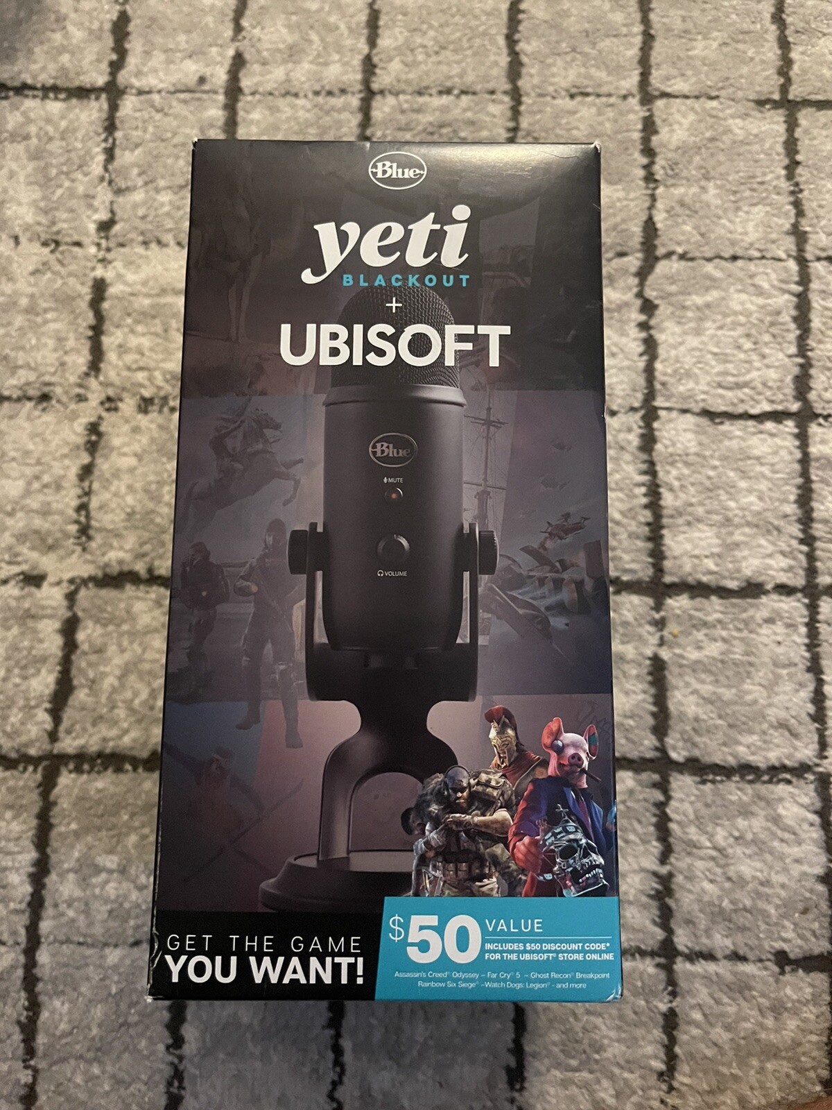 Blue Microphones Blackout Yeti USB Microphone with Ubisoft Discount ...