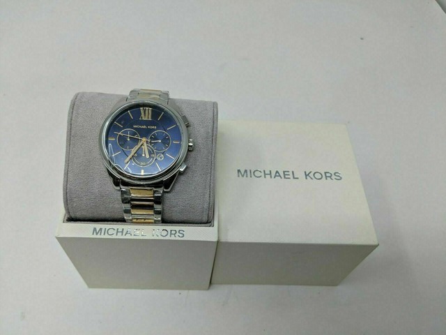 Michael Kors Women's Slim Runway Yellow Gold Tone Watch MK Logo Dial ...