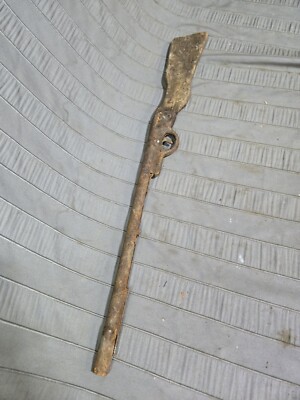 Antique Vintage Primitive Wooden Metal Toy Rifle Musket Gun Cock Pump ...