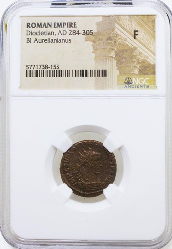 A-DS2*** Roman Empire Emperor Diocletian (AD 284-305) Aurelianianus NGC ...