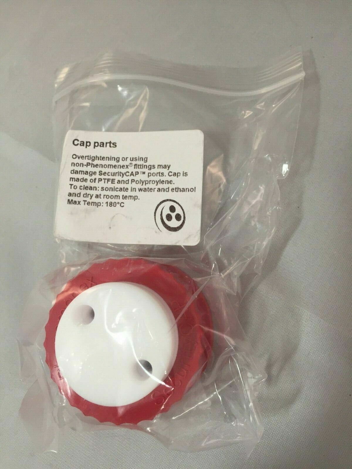 Phenomenex Securitycap LC Solvent Safety Products Ac2-1245 2-port Gl45 ...