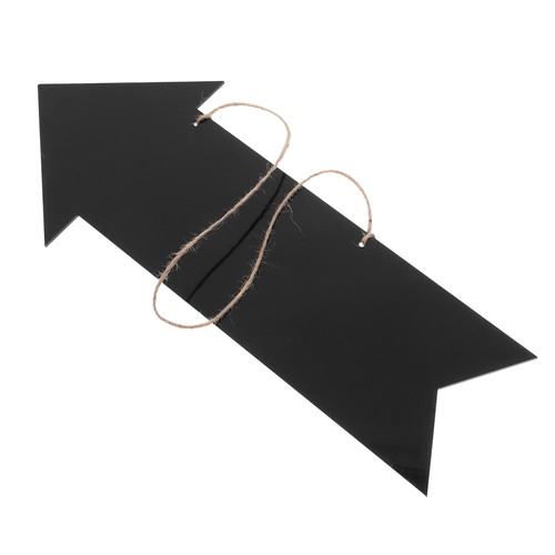 Hanging Arrow Chalkboard Sign Rustic Decorative Blank Display ...