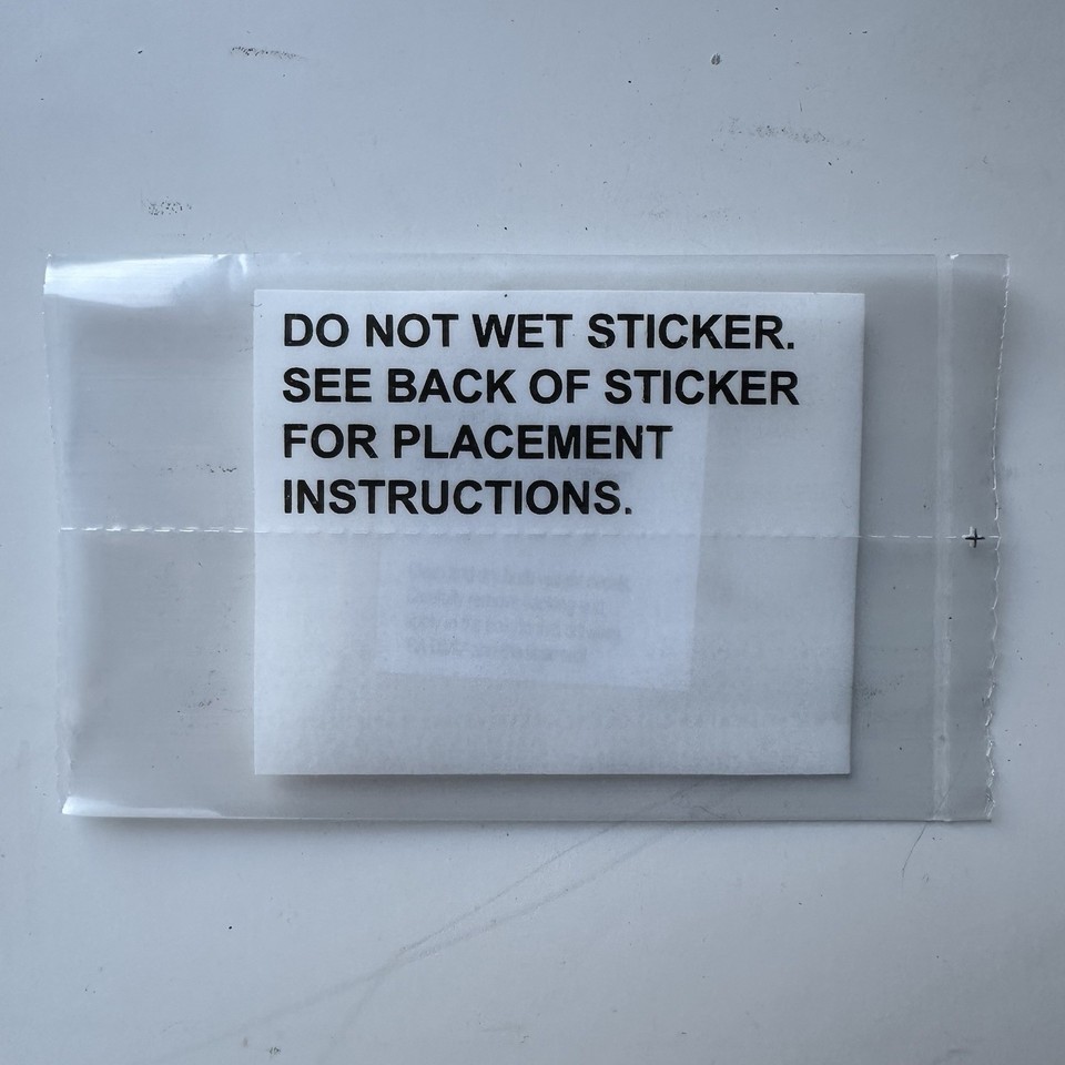 DMV STICKER CVRA 2026 RED California Commercial Vehicle Weight Sticker ...