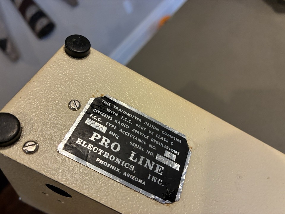 Hal Debolt’s Personal Proline Single Stick R/c Model airplane Radio ...