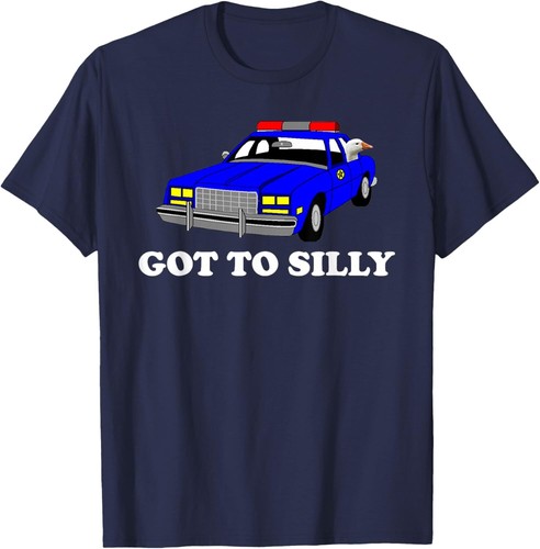 Hilarious Got Too Silly Goose in Police Car Tee T-Shirt Hoodie | eBay