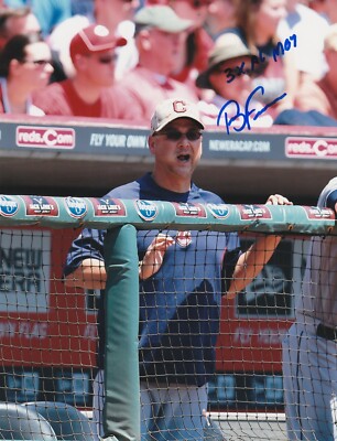 TERRY FRANCONA CLEVELAND INDIANS 3 X AL MOY ACTION SIGNED 8X10 | eBay