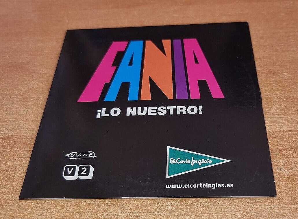 FANIA Lo nuestro CELIA CRUZ LA LUPE JOHNNY PACHECO RARE SPAIN PROMO CD ...