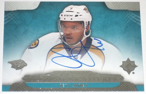 2013-14 UPPER DECK ULTIMATE COLLECTION SIGNATURES ROOKIES SETH JONES ...