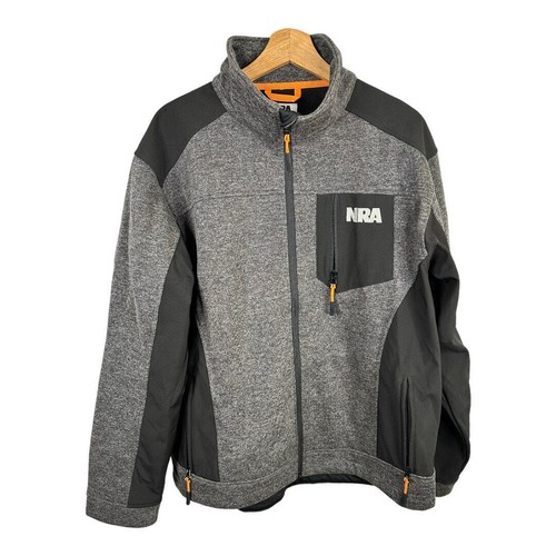 NRA National Rifle Association Mens size Large Zip Front Jacket Logo | eBay