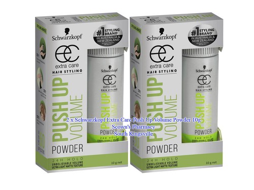 2 x Schwarzkopf Extra Care Push Up Volume Powder 24H Hold Light ...