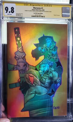 Warcorns 1 Gold FOIL CGC 9.8 SS 2x Signed on Back Ryan Kincaid Last ...