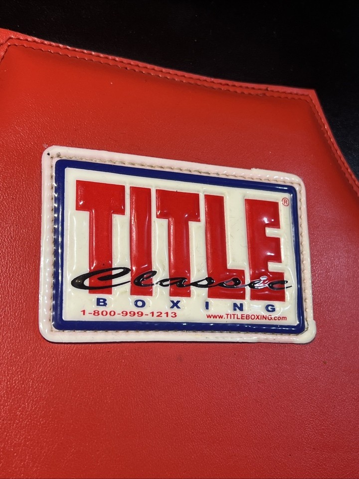 Title Boxing Classic Command Body Protector 2.0 - Red/Black | eBay