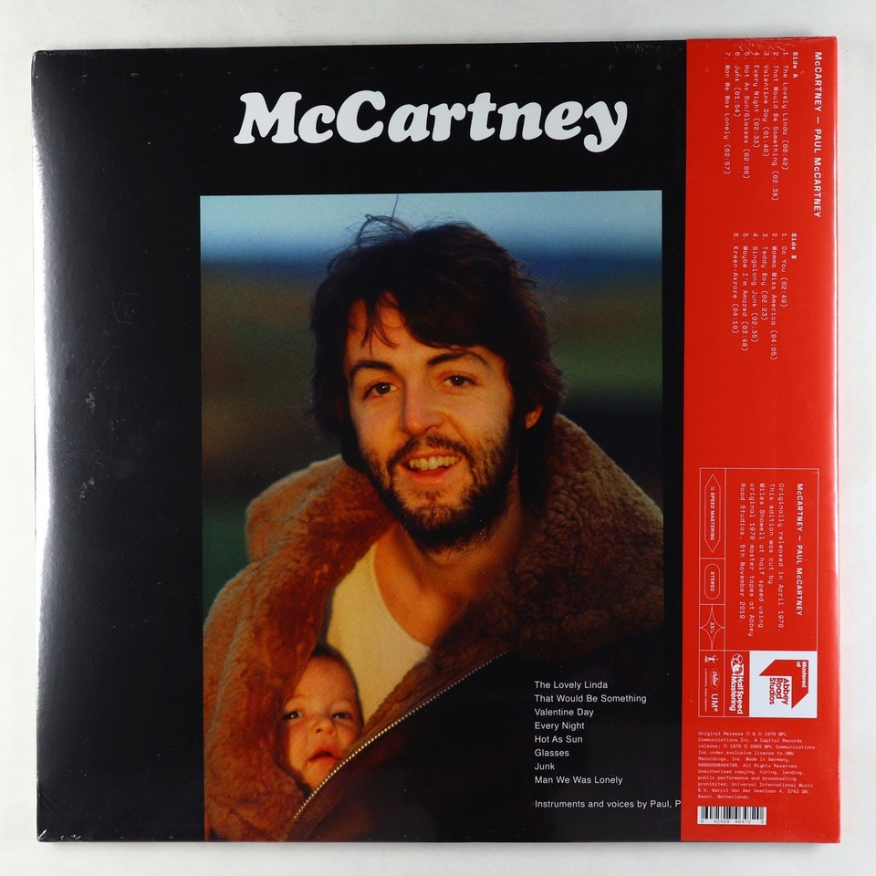 Paul McCartney - McCartney LP - MPL RSD Ltd. Obi SEALED | eBay