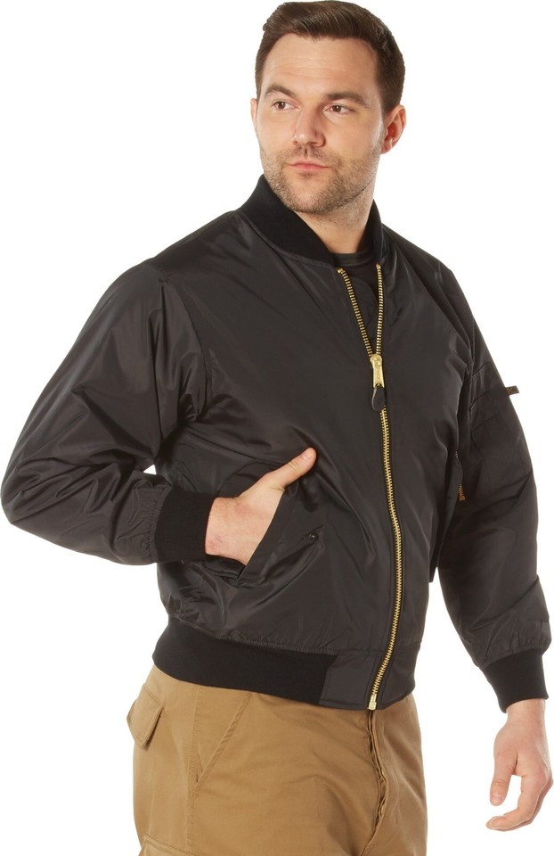 Lightweight MA1 Flight Jacket, Enhanced Nylon Military Bomber Air Force ...