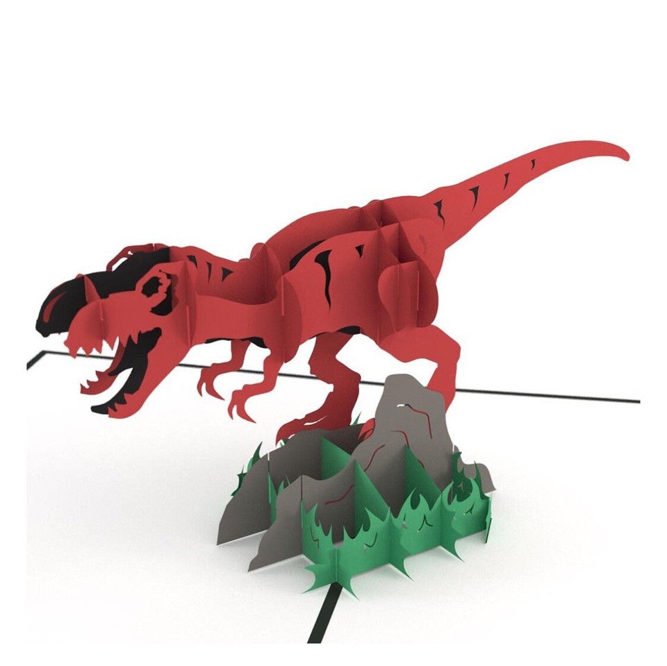 Lovepop 3D Greeting Card Boys T-Rex Birthday Congratulation Card Pop-up ...