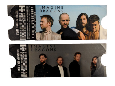 Imagine Dragons Commemorative VIP Ticket | eBay