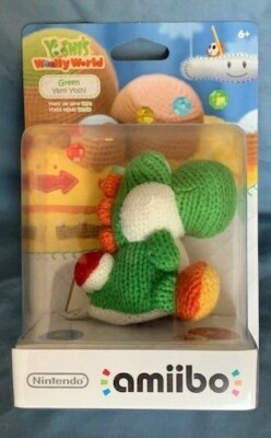 NINTENDO YOSHIS WOOLLY WORLD GREEN YARN YOSHI AMIIBO-SHIPS FROM USA W ...