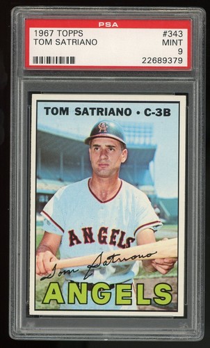 1967 Topps #343 Tom Satriano PSA 9 MINT #22689379 | eBay
