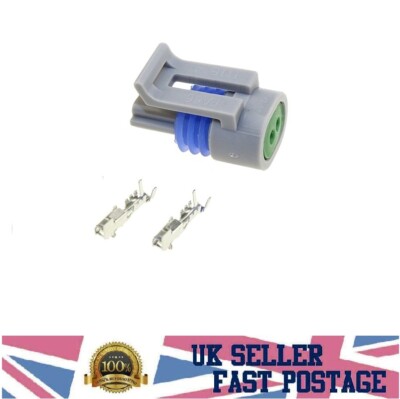 Intake Air Temp 2 Pin Connector 2 Way IAT/MAT/ACT GM 12162197 25036751 ...