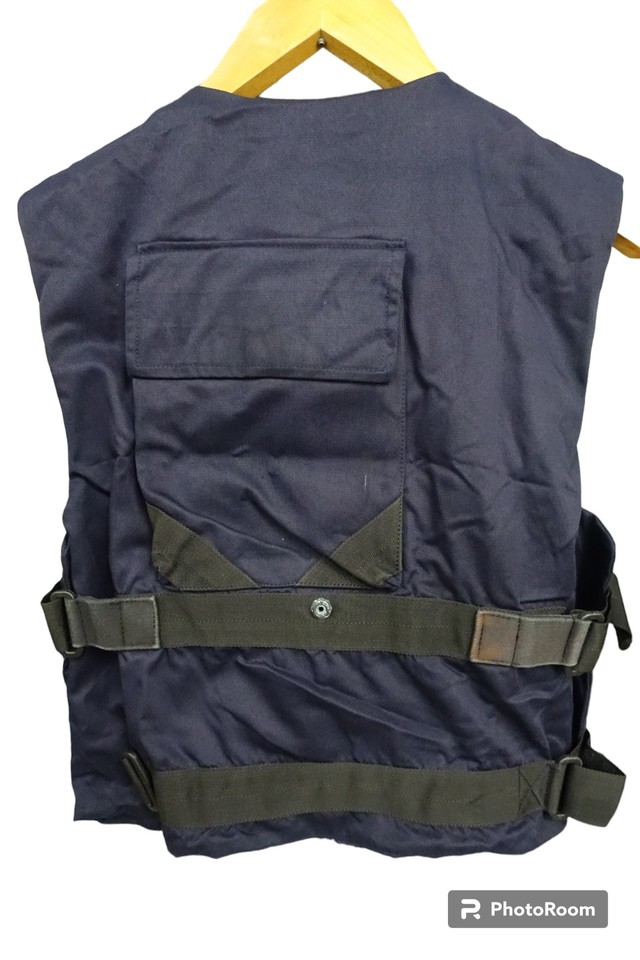 British Royal Navy Issue Blue ECBA Body Armour Cover Only Navy Blue ...