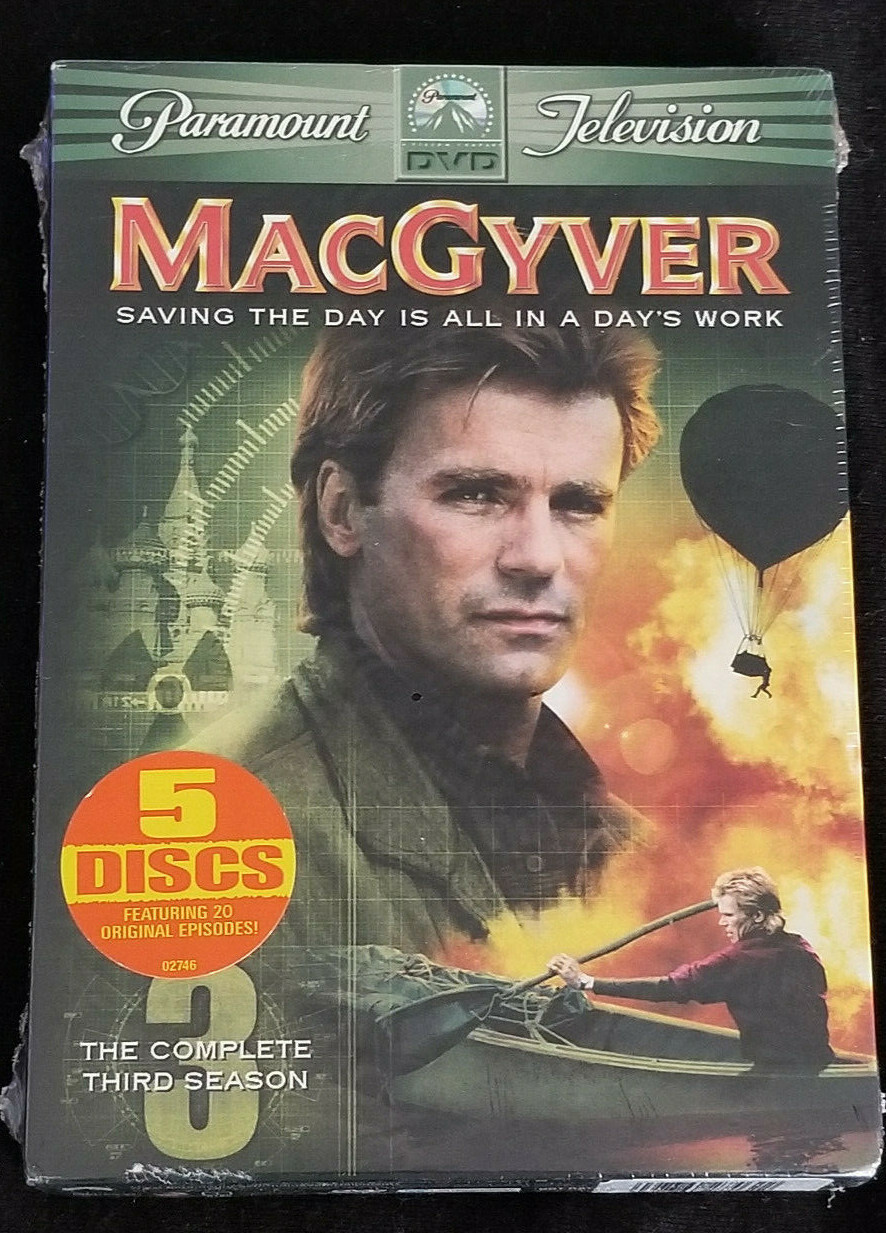 MacGyver - The Complete Third Season (DVD, 2005, 5-Disc Set, Checkpoint ...