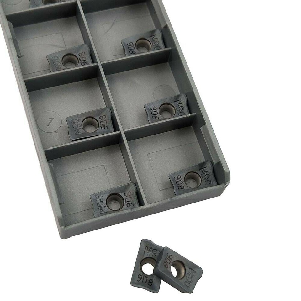 100pcs HM90 APKT1003PDR 908 APKT 1003 PDR carbide inserts lathe milling ...